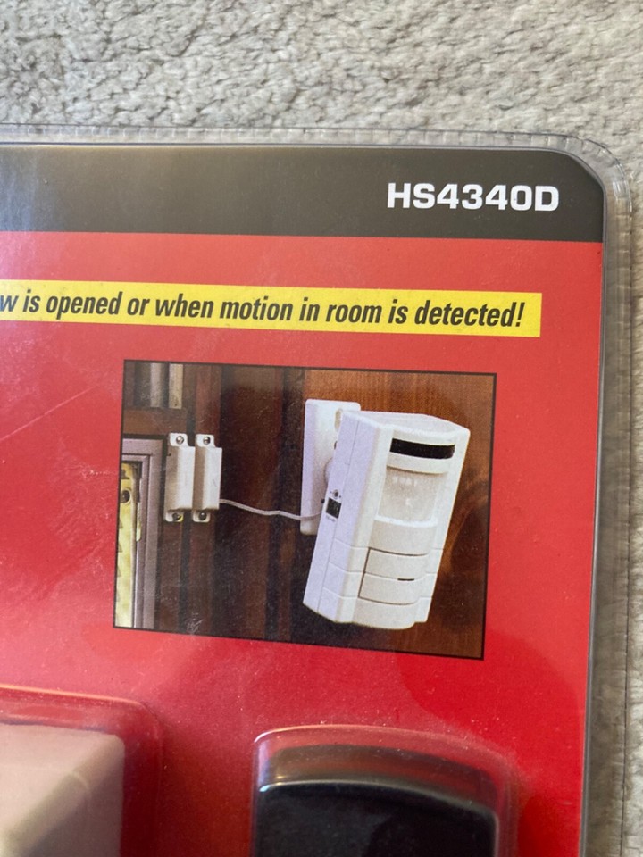 DIMANGO Security Alarm NEW Unopened Wireless Motion Detector HS4340D | eBay