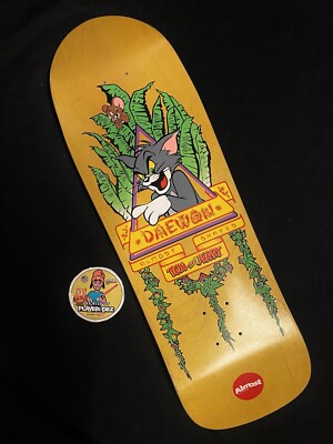 RARE SCREENED Natas Daewon Song Almost Skateboard Deck Panther Tom and ...