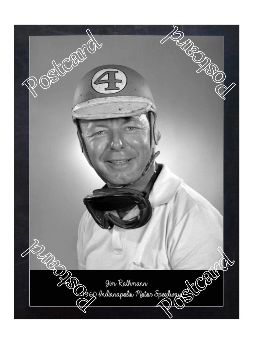 Historic Jim Rathmann, portrait 1960 Indy Postcard | eBay