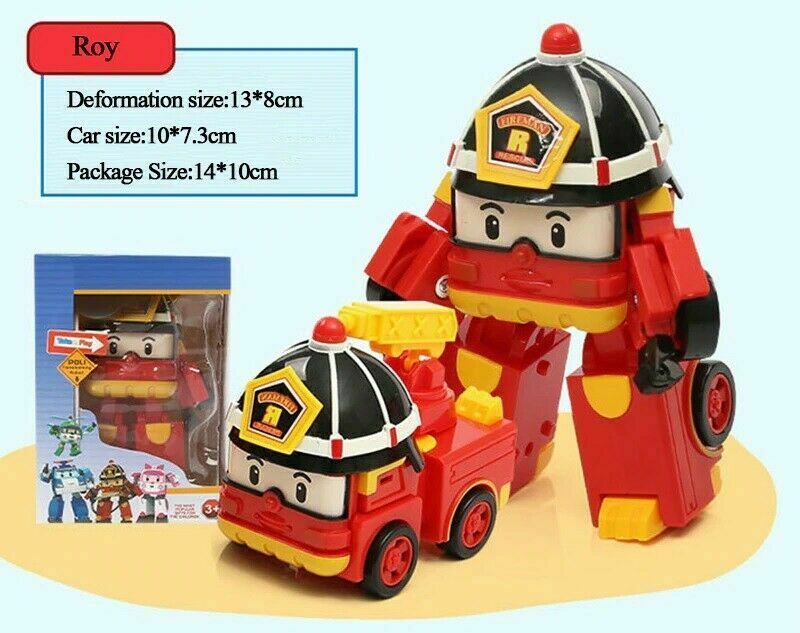 Robocar Poli Transformer Toy mini action figure models Car Truck Toys ...