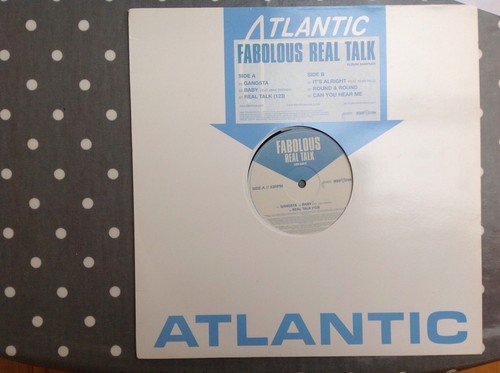 Fabolous - Real talk album Vinyl sampler 12" Promo with six tracks C/N ...