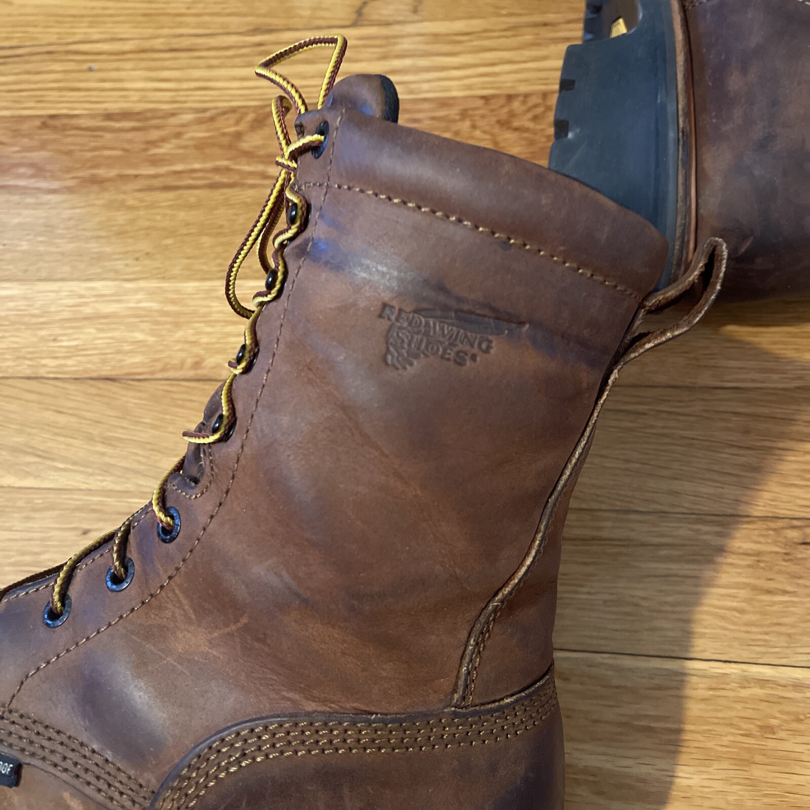 RED WING 4417 LOGGERMAX 9-INCH INSULTAED WATERPROOF LEATHER STEEL TOE ...