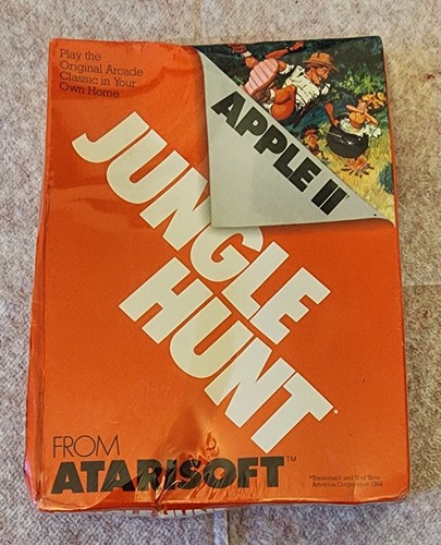 Jungle Hunt For Apple II+, Apple IIe, Apple IIc, Apple IIGS, By ...