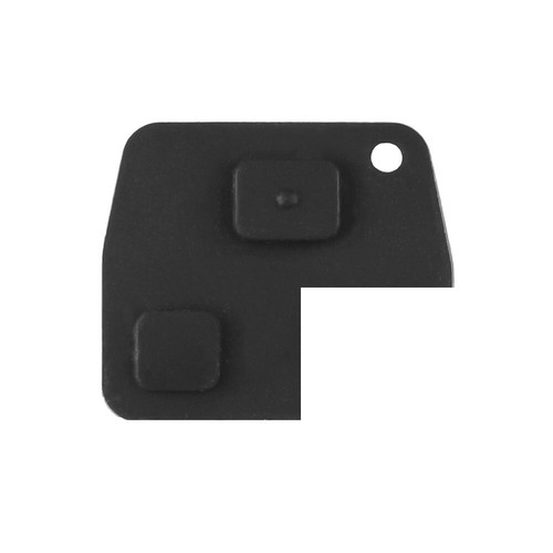 2 Button Rubber Pad Key Fob for Toyota Avensis Corolla Prius Rav4 Yaris ...