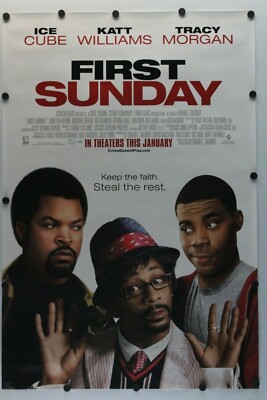 First Sunday 2008 Double Sided Original Movie Poster 27" x 40" | eBay