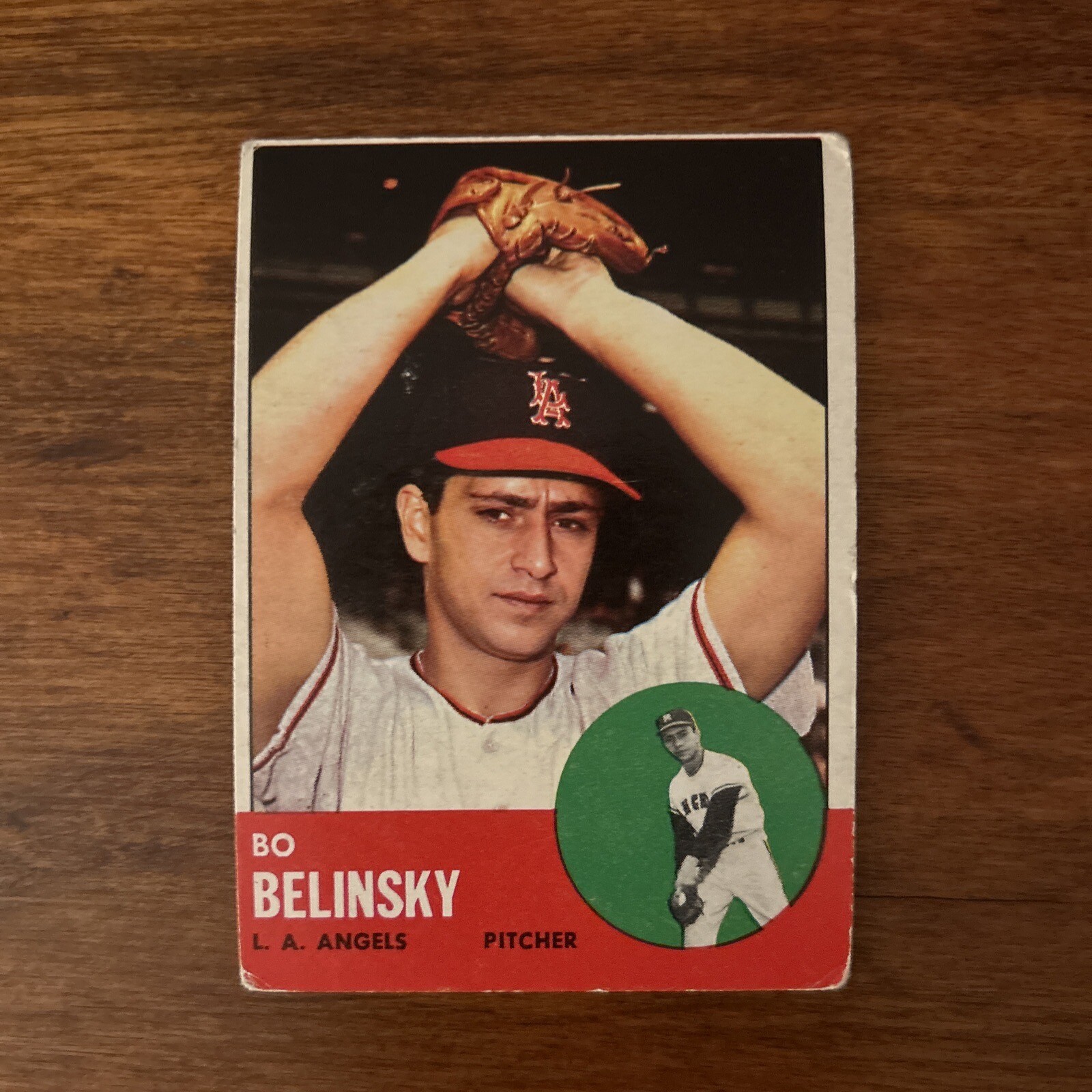 1963 Topps Baseball Bo Belinsky Los Angeles Angels Card #33 | eBay