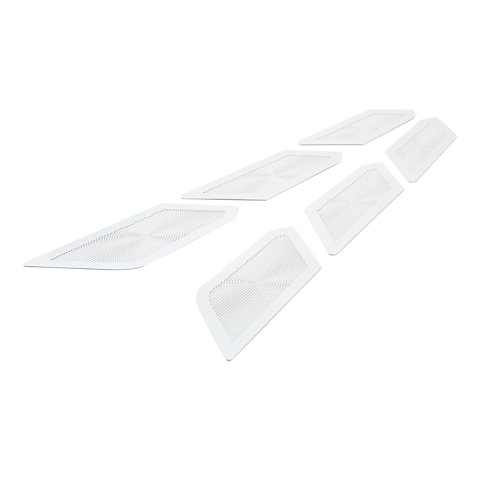 6*Silver Steel Exterior Perforated Rear Hood Vent Inserts For Corvette ...