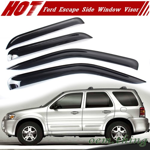 2006 Fit FOR Ford Escape 1st Side Window Visor Sun Rain Guards Smoke | eBay