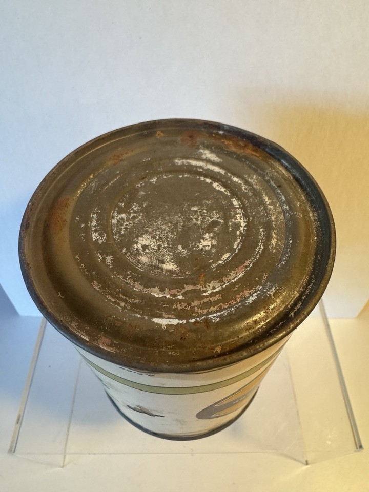 ARMOUR'S VERIBEST SUGAR PEAS Paper Labeled Advertising Vegetable Tin ...