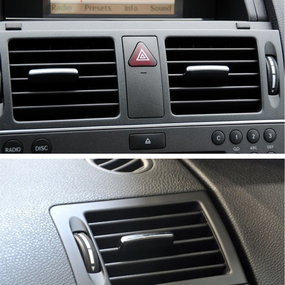 Rear Center for C-Class Car A/C Air Vent Outlet Tab Clip ABS + PC ...