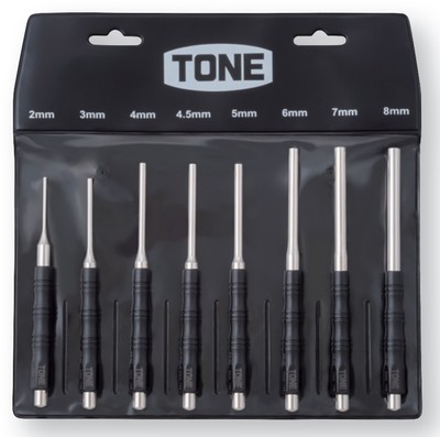 TONE PIN PUNCH 8 SIZE SET (2,3,4,4.5,5,6,7,8mm) PP800 MADE IN JAPAN | eBay