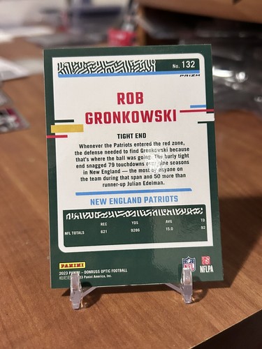 2023 Donruss Optic - Silver Holo Prizm #132 Rob Gronkowski New England ...