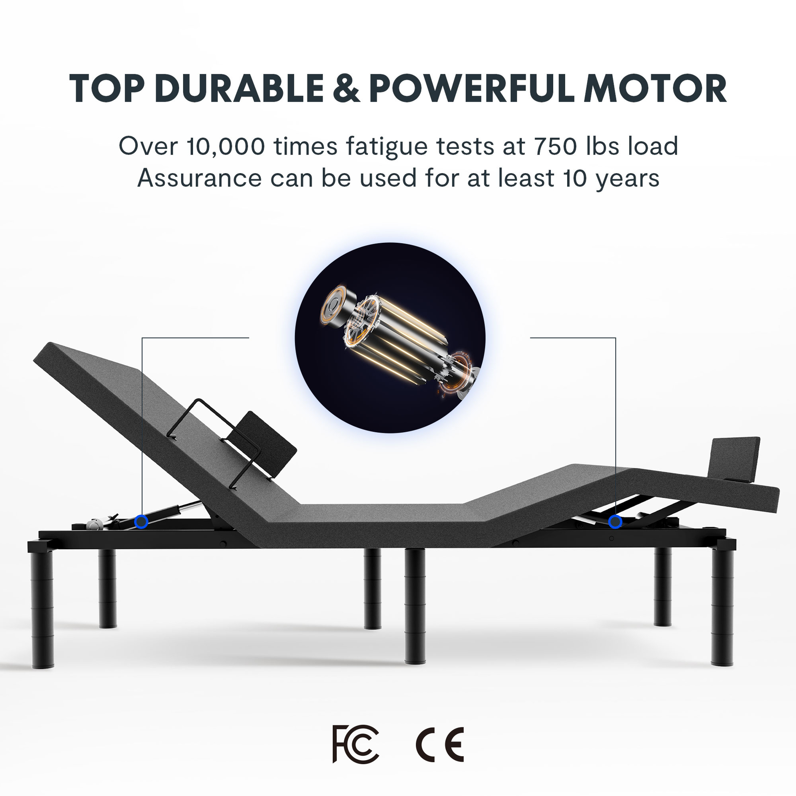 FLEXISPOT Zero Gravity Massage Adjustable Bed Frame Base Whisper Quiet Wireless | eBay