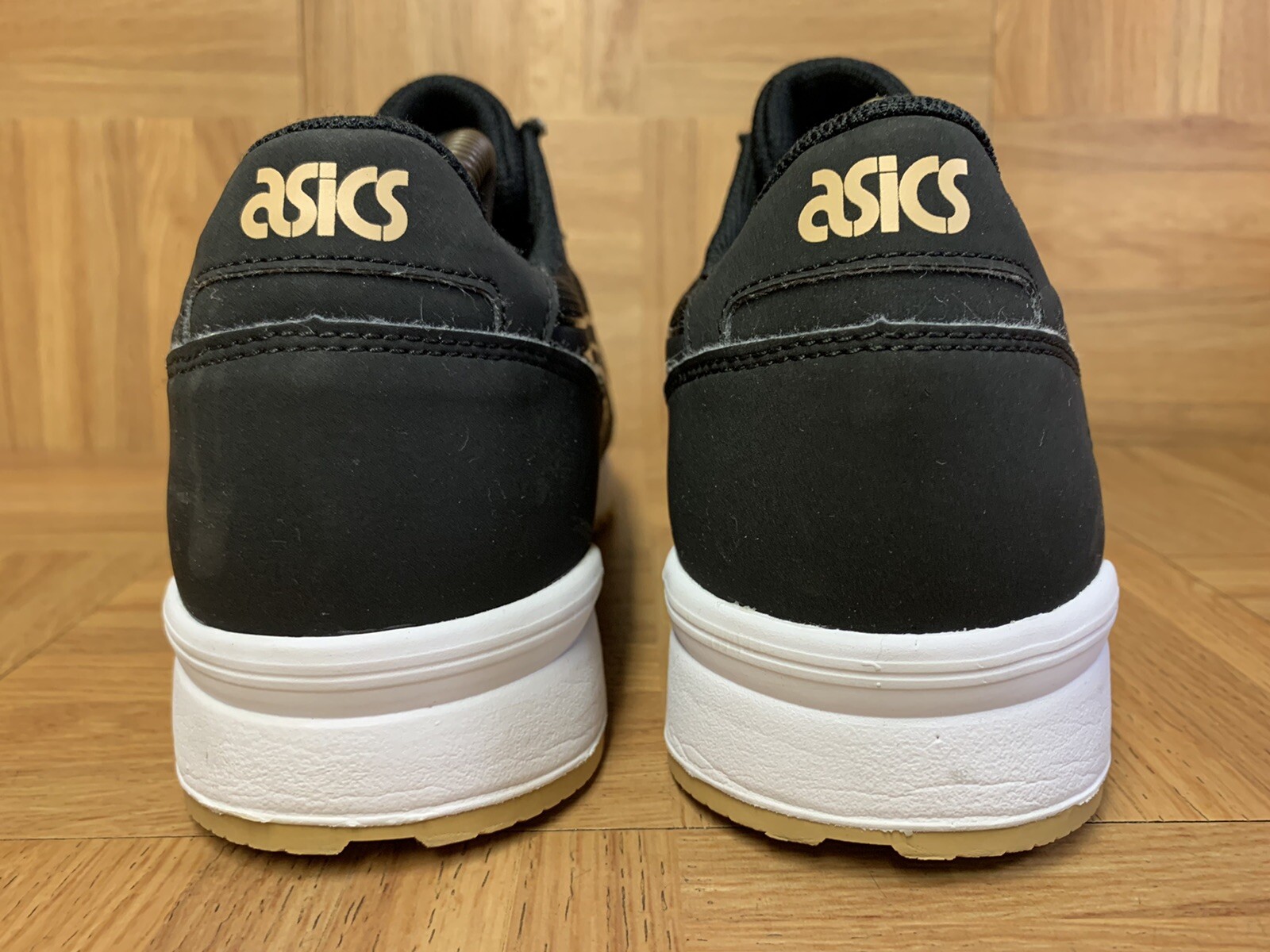 RARE🔥 Asics Gel Photo Sample Sneakers Black Brown Ca… - Gem