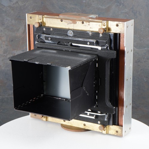 :Custom Wide Angle 4x5 Camera w/ Goerz Rectagon 3" (75mm) f/8 Lens One ...