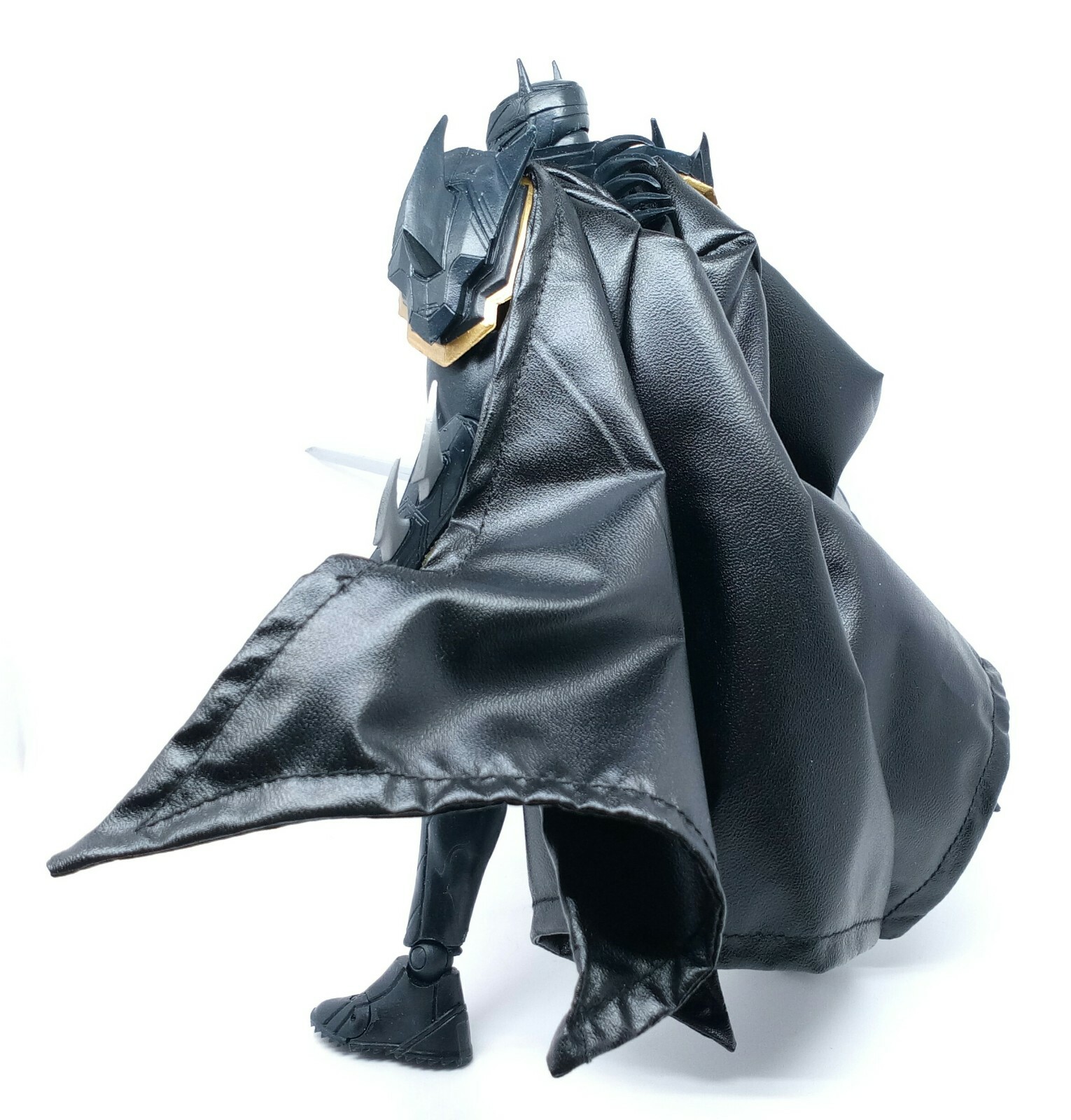 McFarlane Azrael Batman Dedicated Wire Black Faux Leather Cape | eBay