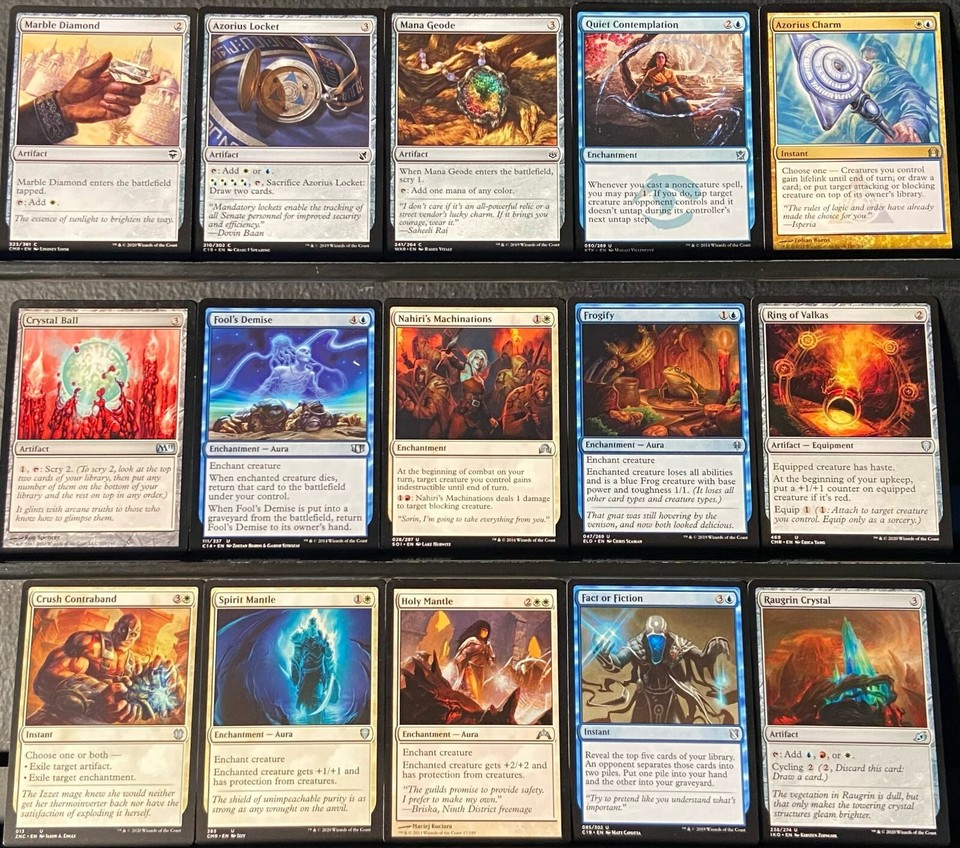 ***Custom Commander Deck*** Narset, Enlightened Master - EDH MTG Magic ...