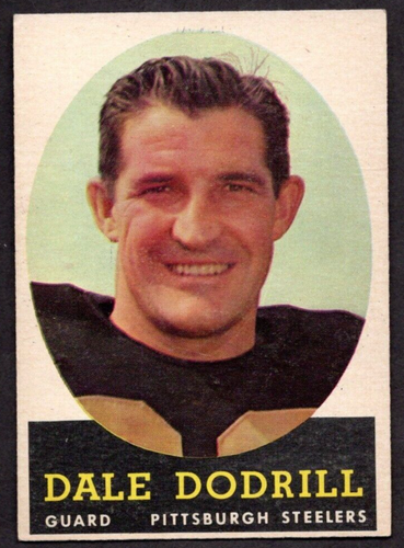 1958 Topps #46 Dale Dodrill VG-EX Steelers | eBay