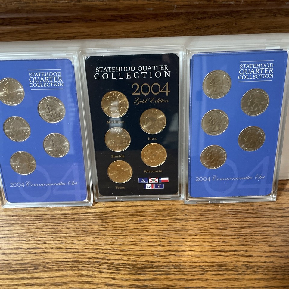 United States Mint America 2004 Statehood Quarter Collection P&D: W ...