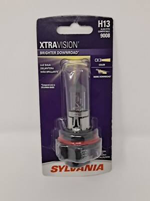 SYLVANIA - H13 XtraVision- High Performance Halogen Headlight Bulb 9008 ...