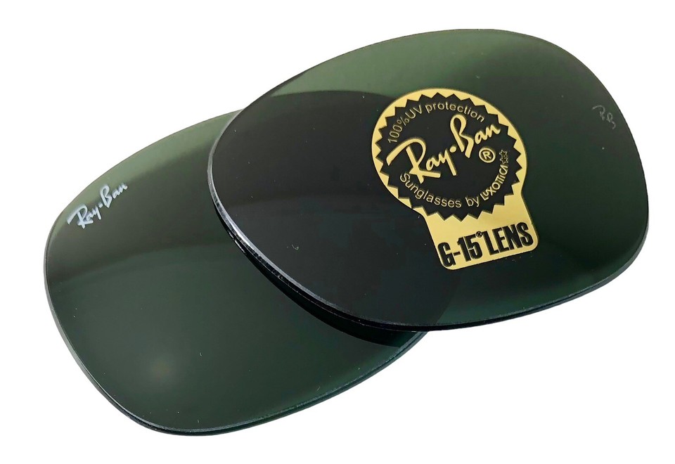 Ray Ban RB2132 New Wayfarer G15 Replacement Lenses Genuine Size 52 -18 ...