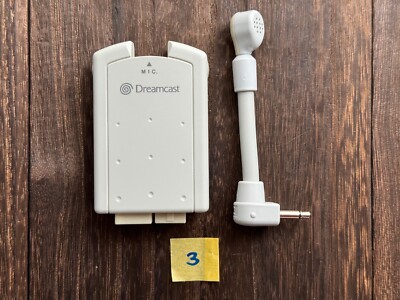 Sega Dreamcast OEM Microphone Adapter & Mic Set HKT-7200 Seaman & Alien ...