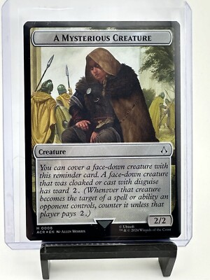 1x - A Mysterious Creature \ Assassin Token - FOIL - Assassin's Creed ...