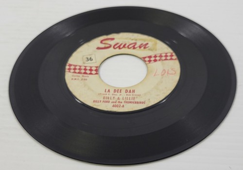 R) Billy Ford & Thunderbirds - The Monster - La Dee Dah - 45 RPM ...