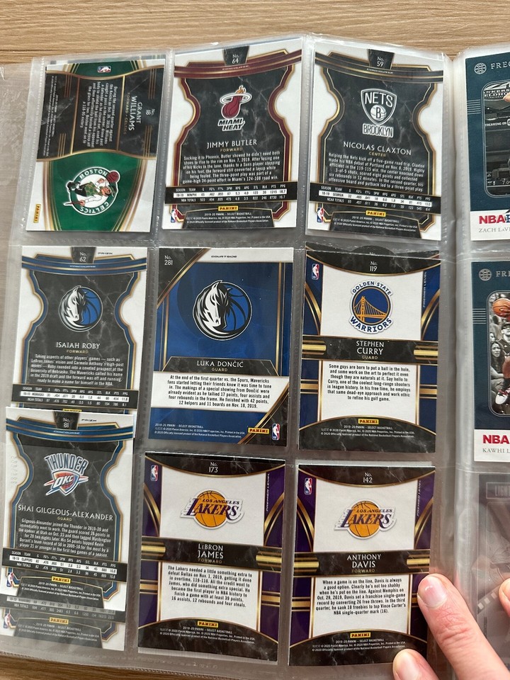 NBA Card Collection - Over 200 Cards, Autographs & High-Value Cards, in ...