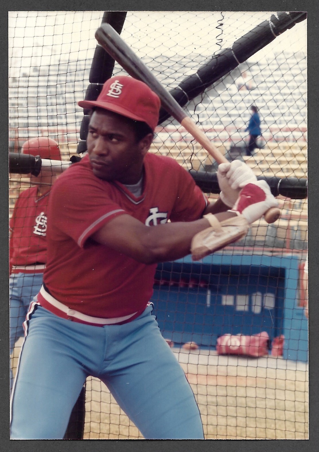 1985 Terry Pendleton CARDINALS UNSIGNED 3-1/2 x 5 ORIGINAL SNAPSHOT ...