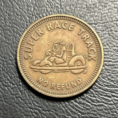 Vintage Super Race Track Video Arcade Game Token F51 | eBay