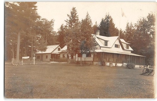 RPPC Moose Pond, Maine Wild Goose Club Castle Harmony c1920s Vintage ...