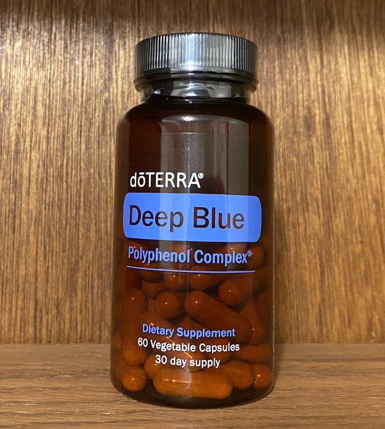 doTERRA Deep Blue Polyphenol Complex 60 Vegetarian Capsules New Sealed ...