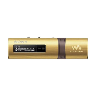 Gold Sony MP3 NWZ-B183F Protable Music Player 4GB Walkman USB MP3 ...