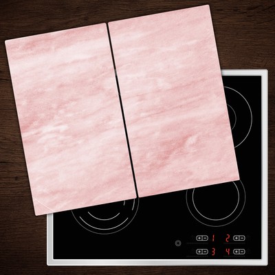 Glass Worktop Saver Ceramic Induction Hob Protector Cover Pink Marble ...