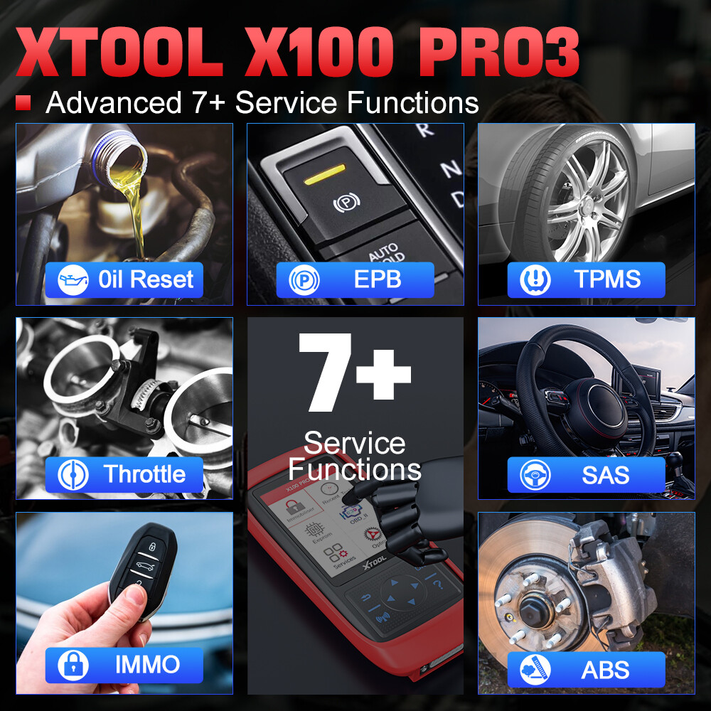XTOOL X100PRO3 Auto Full OBD2 Diagnostic Scanner EEPROM 7 Services Free Update | eBay