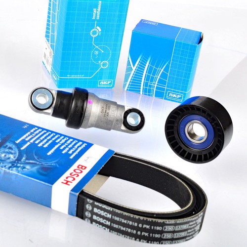 BOSCH 6PK1190 Keilrippenriemen + SKF Riemenspanner Spannrolle für MAZDA ...