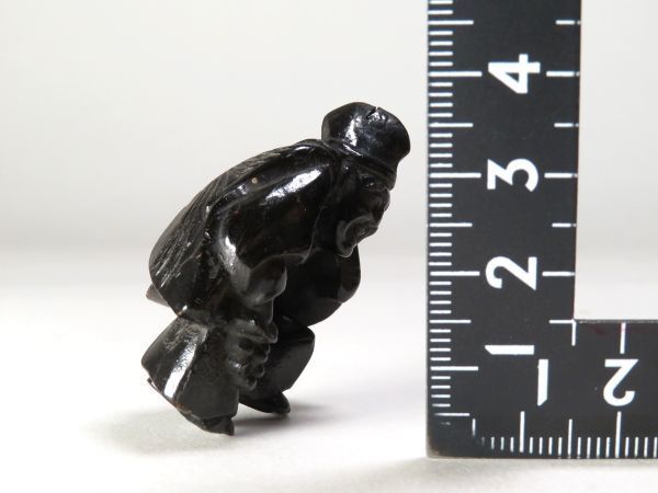 Japan Antique Netsuke noh dance inro ojime sagemono rare Meiji era ...
