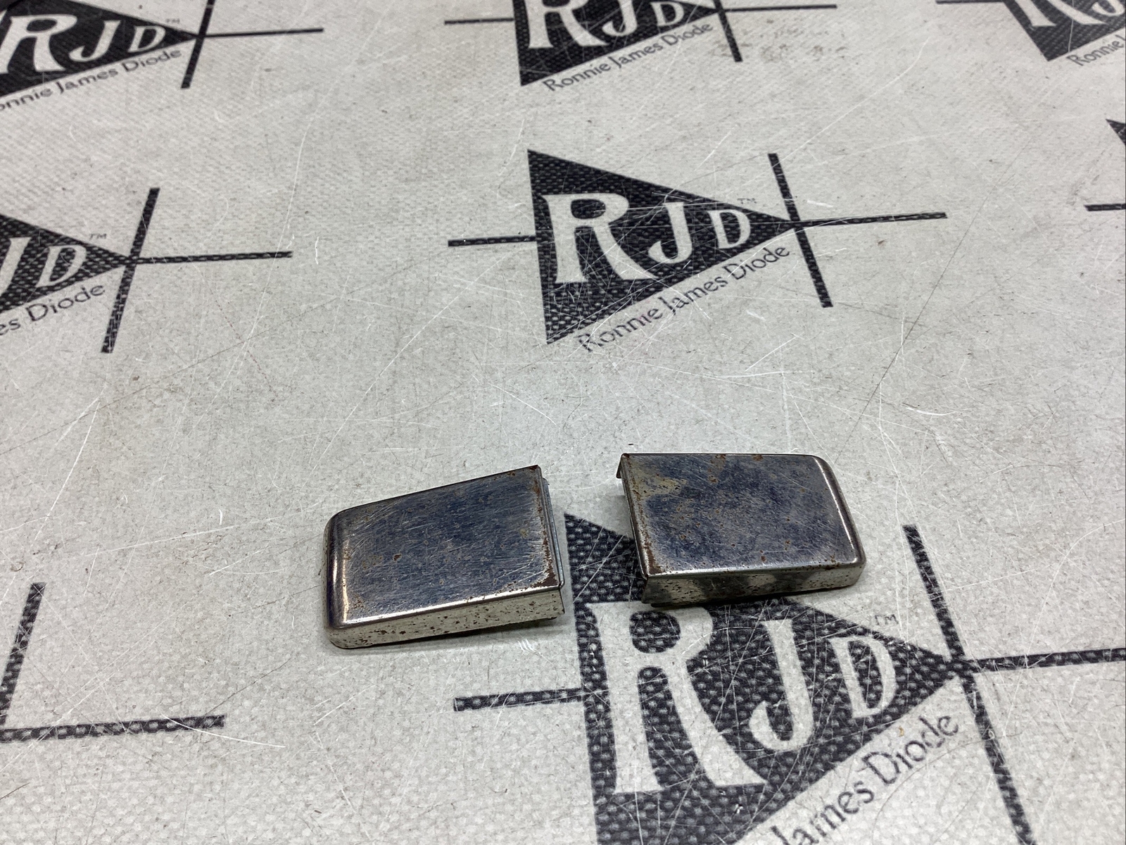 Vintage HiWatt DBGM German Metal Amp Handle Mounting Brackets Ends | eBay