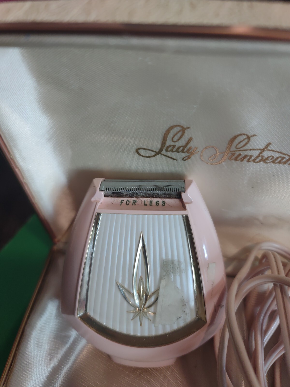 Vintage 1960's Lady Sunbeam Womens Electric Pink Razor LS5 Shaver Works ...