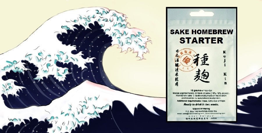 SAKE KIT KOJI KIN STARTER 10g COMPLETE KIT for GOURMET SAKI RICE WINE ...