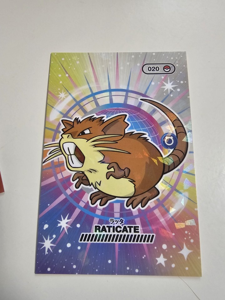 Peru Pokémon Pocket Book Cards Rattata & Raticate | eBay