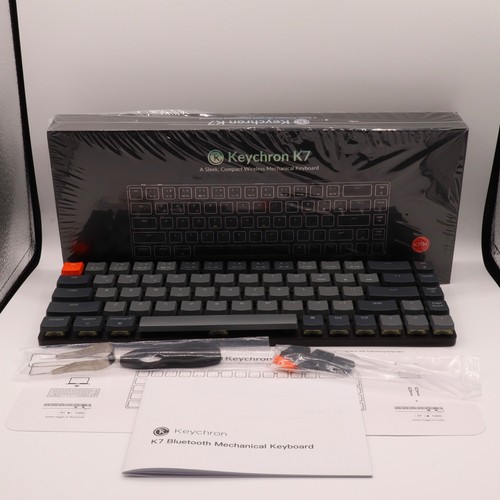 USED Keychron K7 Ultra-slim Wireless Mechanical Keyboard 65% banana ...