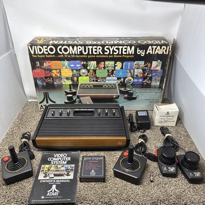 Atari 2600 Heavy Sixer Console In Box Chess Piece Box Tested Works ...