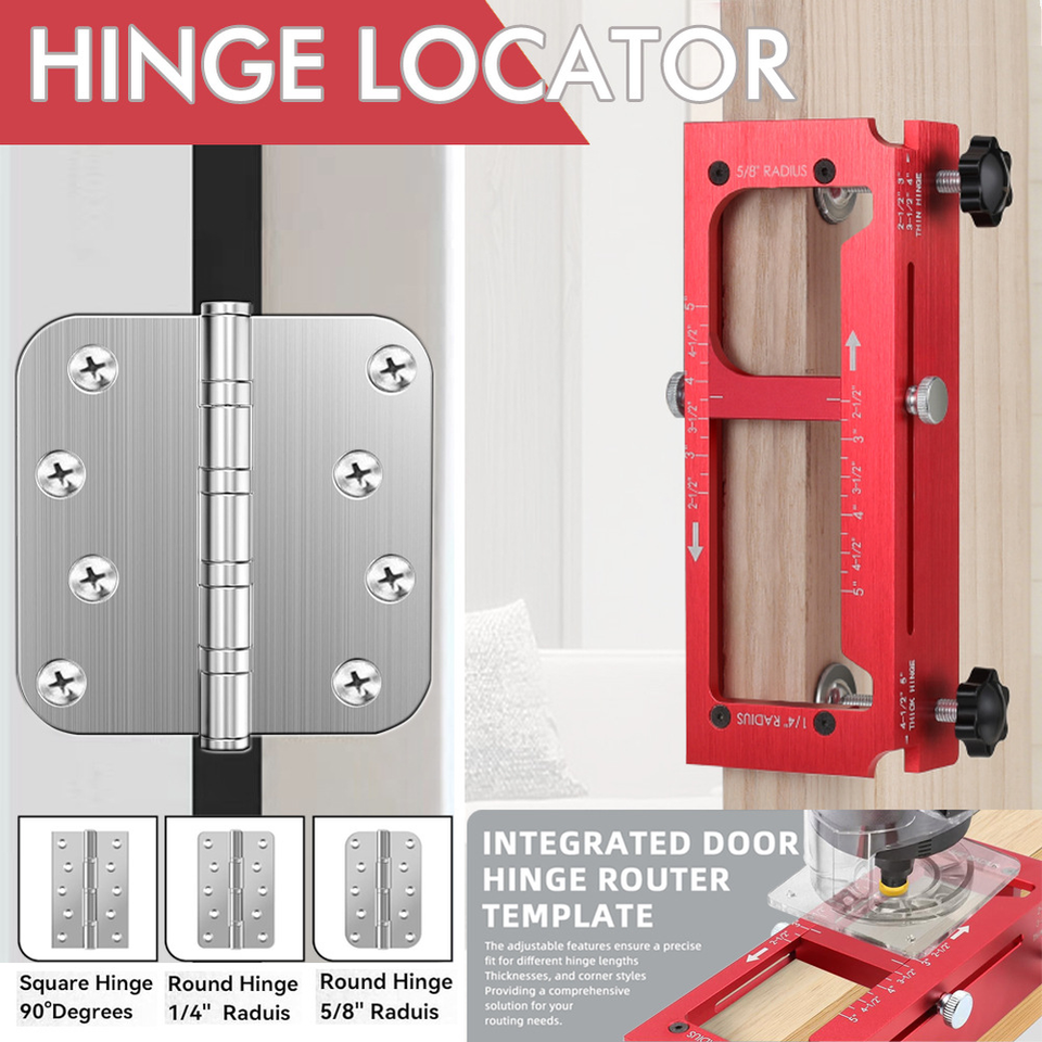 For Residential Doors Door Hinge Locator Installation Jig Precision-fit ...