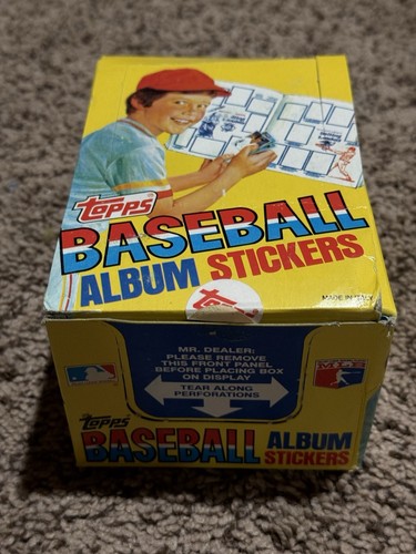 1981 Topps Baseball Stickers Unopened Box 100 WAX PACKS M25 | eBay