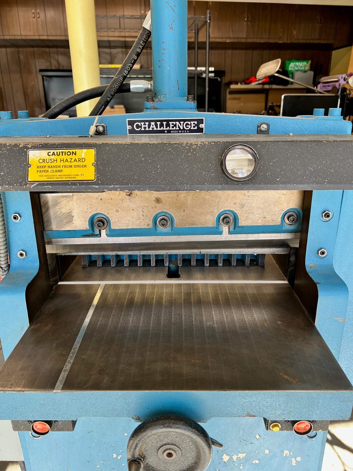 19.3" Challenge Machinery Co HBE Industrial Paper Cutter | eBay