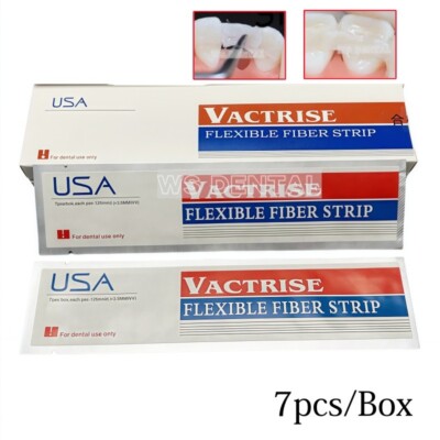 7Pcs Dental Composite Flexible Bonding Strip Glass Fiber Splint Ribbond ...