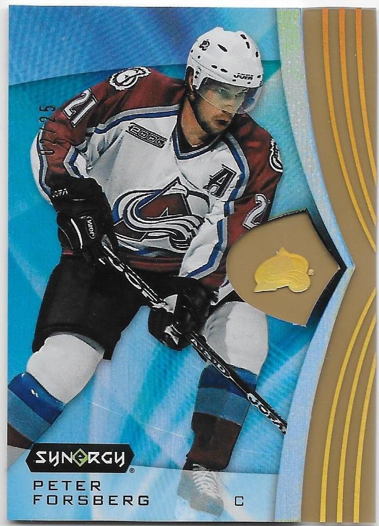 2023-24 Upper Deck Synergy - Legends Peter Forsberg #71 Gold /25 for ...