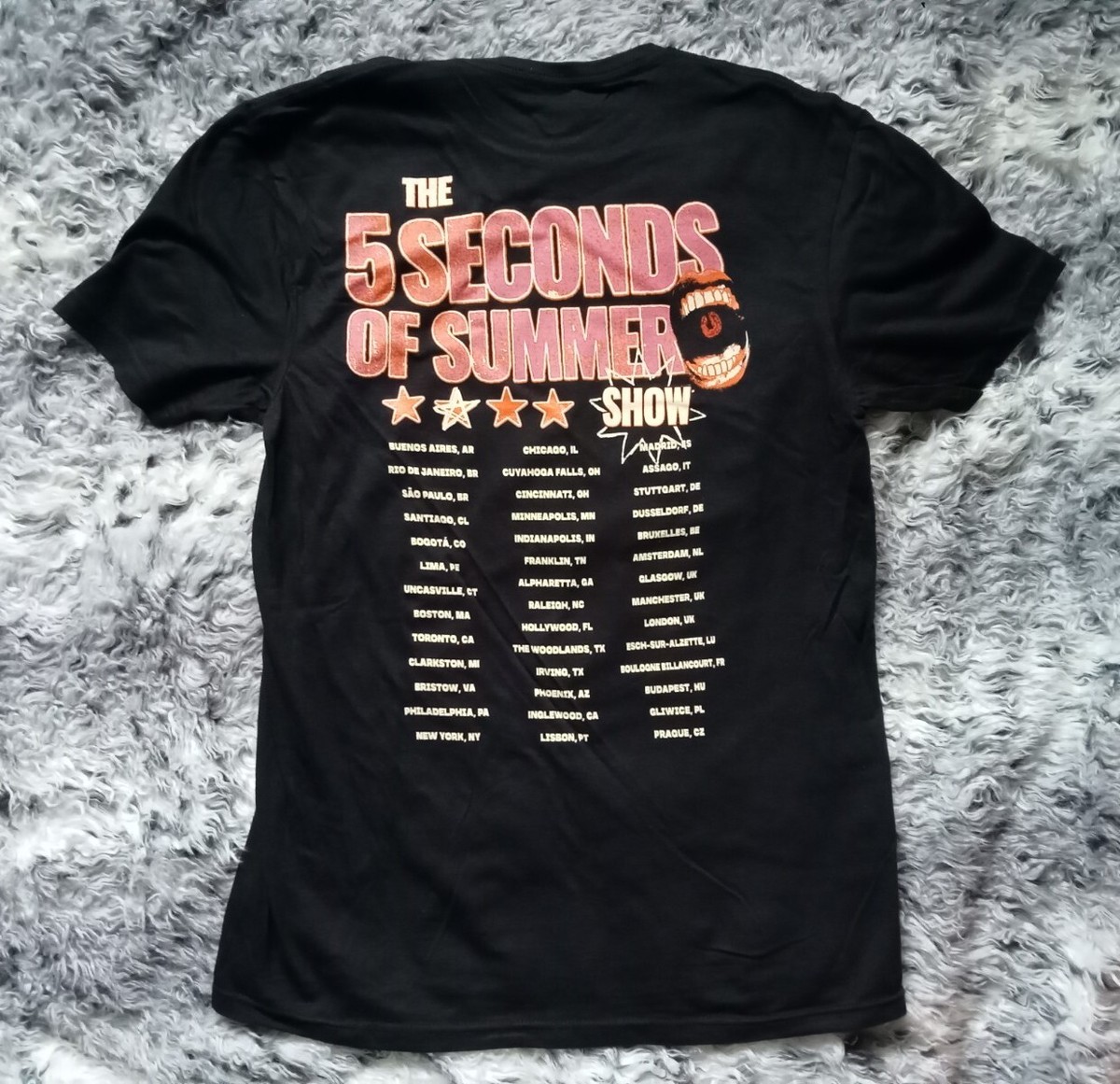 5sos Shirt Logo Amazon.com: 5 Seconds Of Summer Logo Front Back